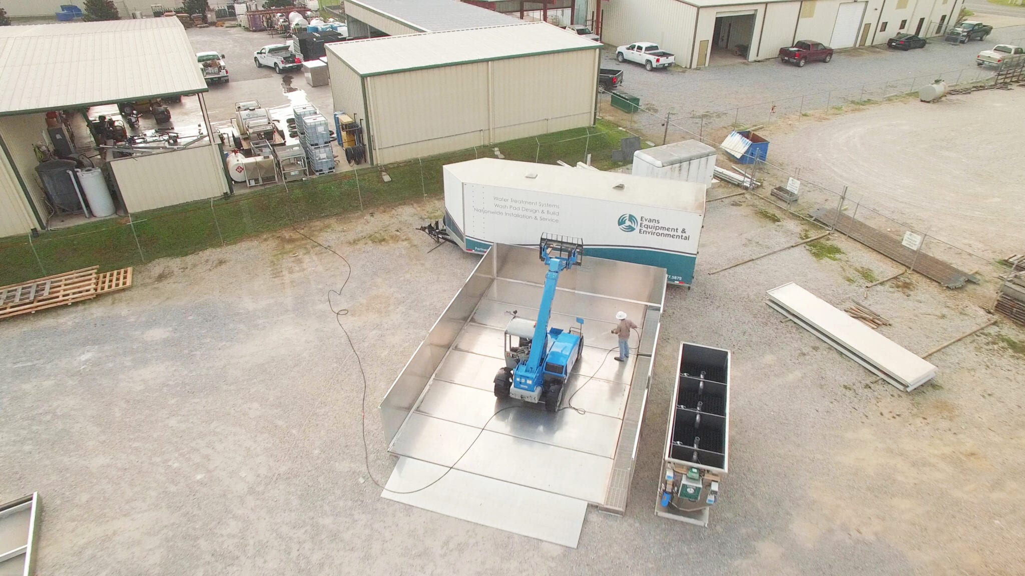 Portable Wash Pads - Heavy Equipment Wash Racks - Rentals