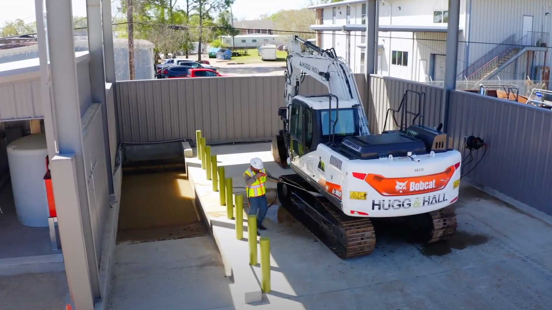 Custom Wash Bays for Washing Heavy Equipment | Learn More